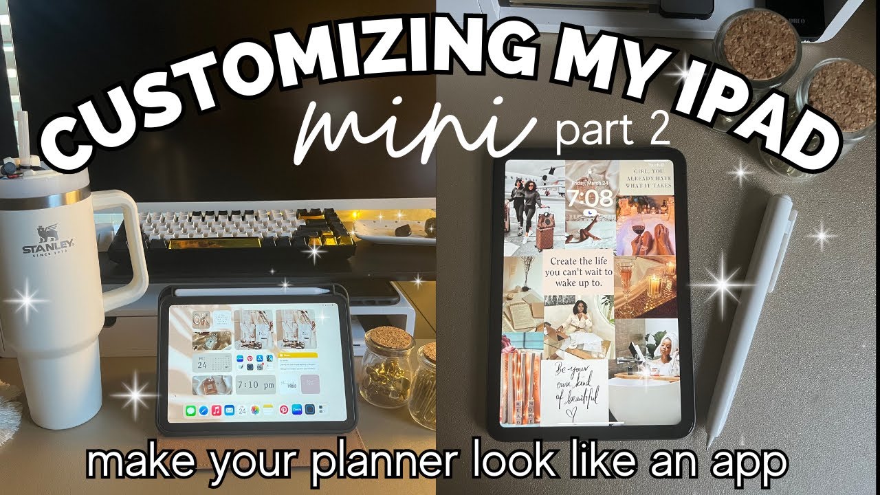 Ipad Mini 6 CUSTOMIZATION part 2 ( customizing my new iPad mini) - YouTube