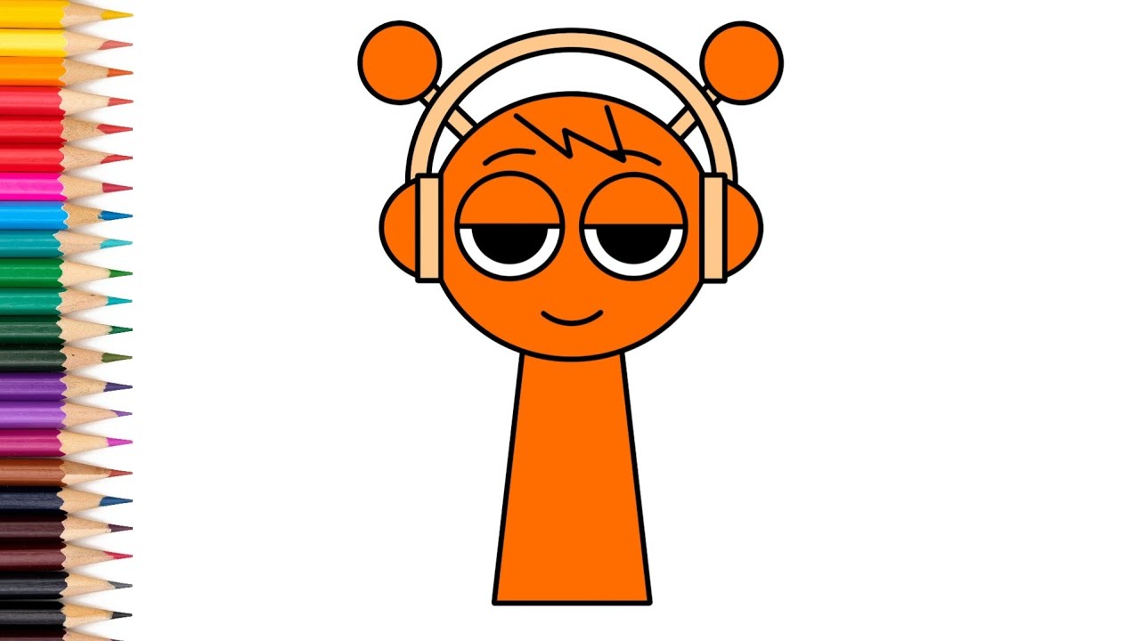 How to draw OREN from INCREDIBOX SPRUNKI - YouTube