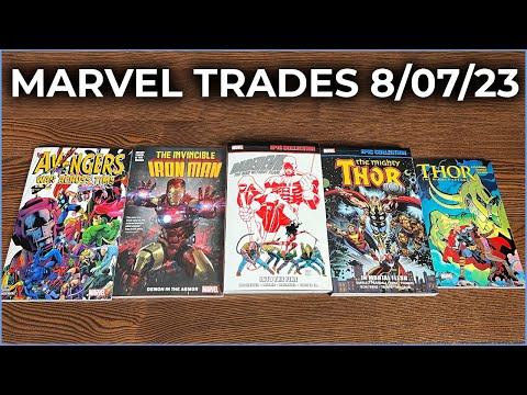 New Marvel Books 08/08/23 Overview| THOR EPIC: IN MORTAL FLESH  | DAREDEVIL EPIC: INTO THE FIRE