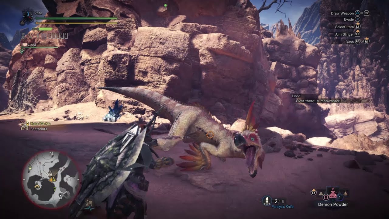 [MHW] Monster Hunter World Beta - Kulu-Ya-Ku & Barroth (Charge Blade ...