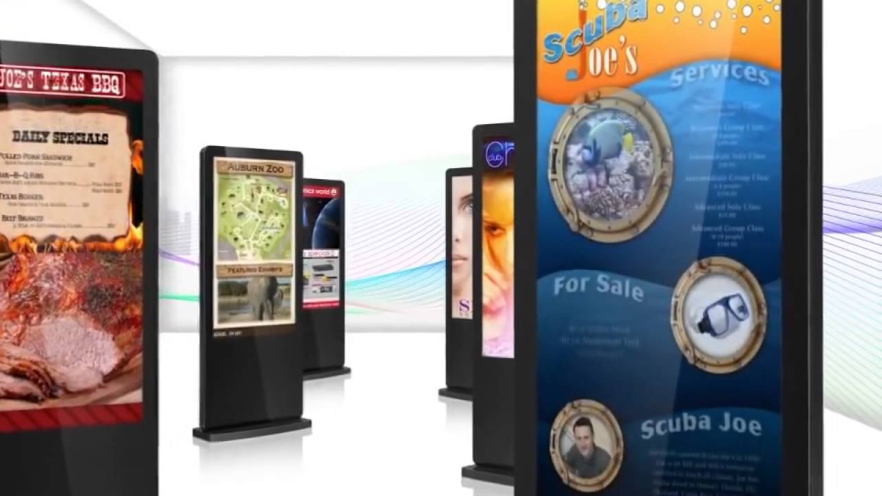 Content LCD AD Display - YouTube