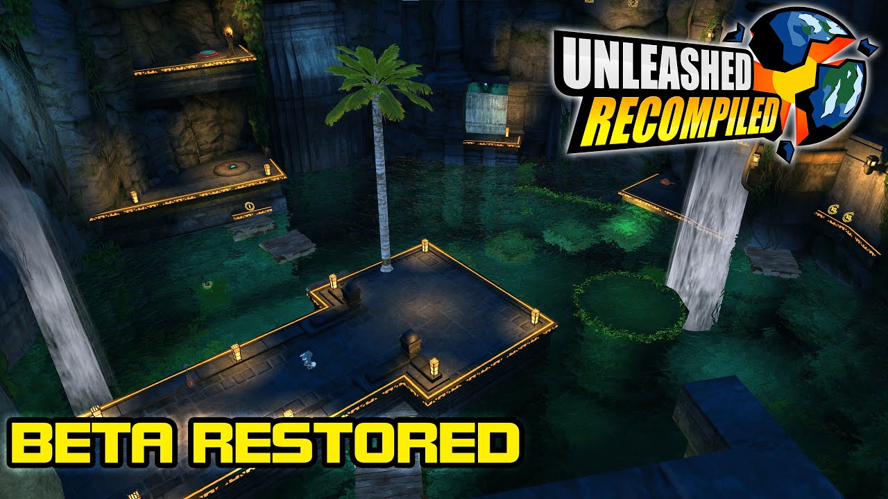 Jungle Joyride Act 1 (Night) Beta Area Restored - Sonic Unleashed ...