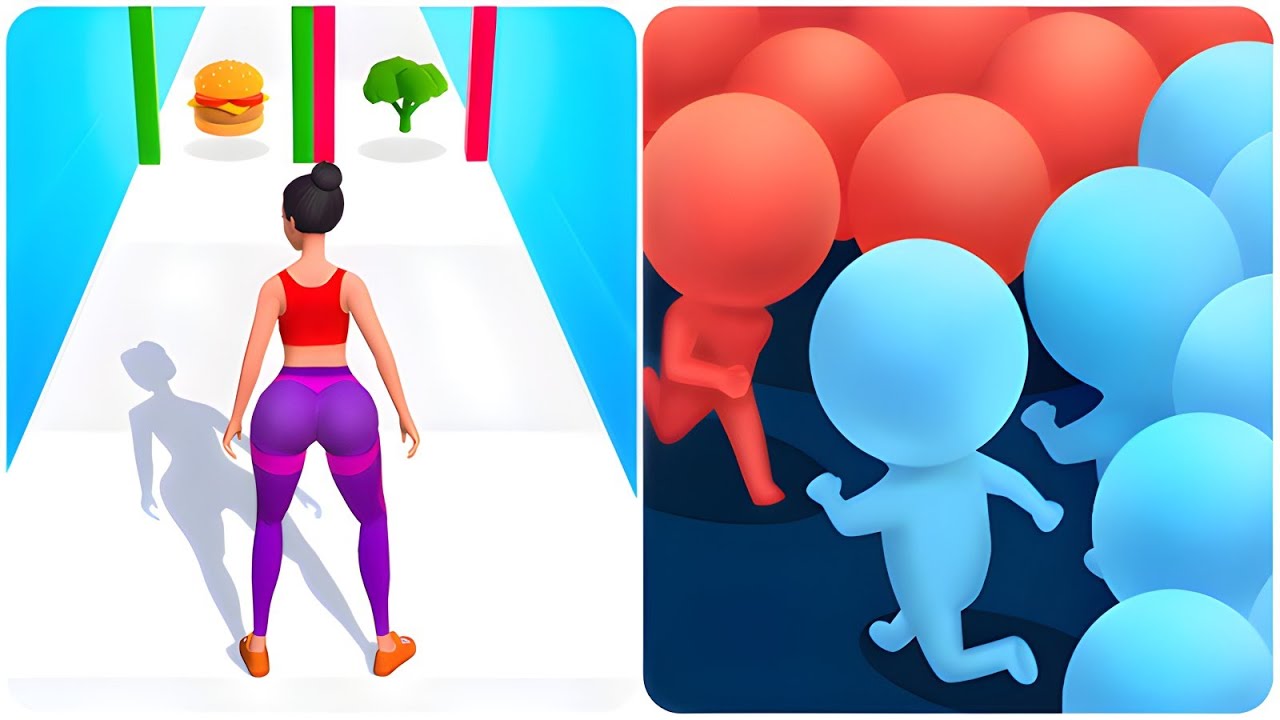 Twerk Race 3d Vs Count Master 3d Noob Vs Pro Vs Hacker New Update 0334