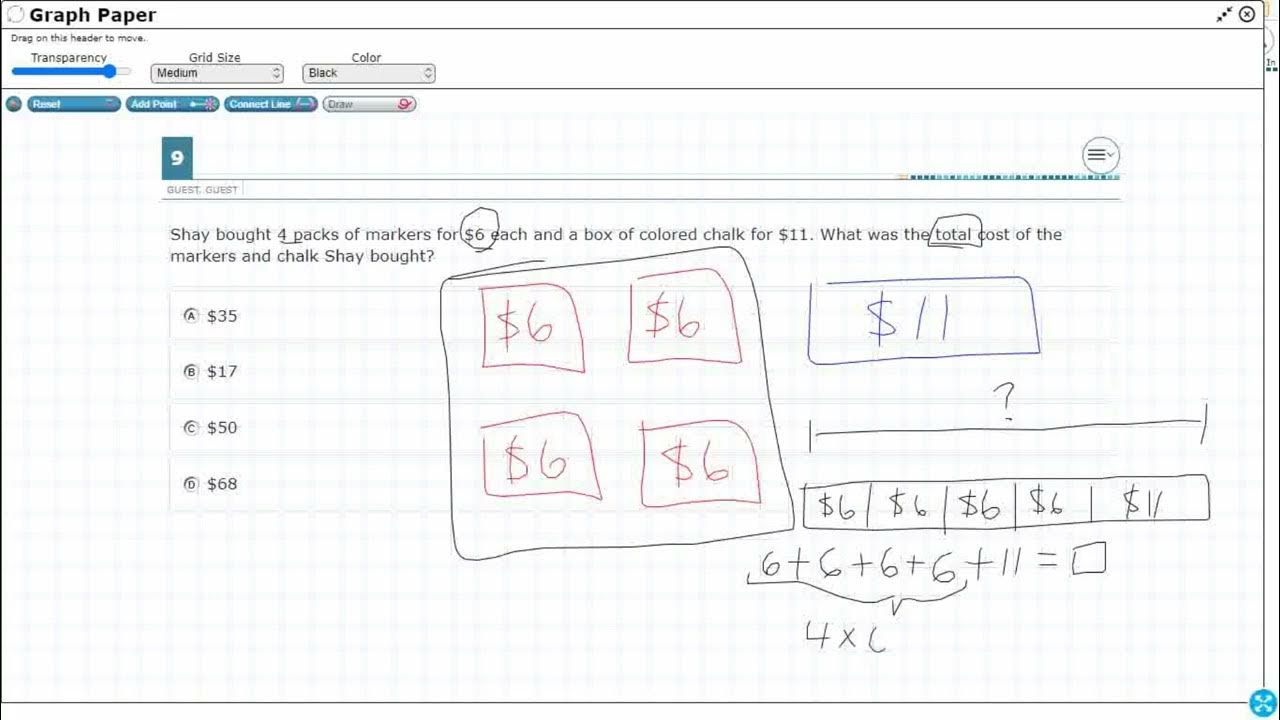 4th Grade STAAR Practice Two-Step Multiplication and Division Problems ...
