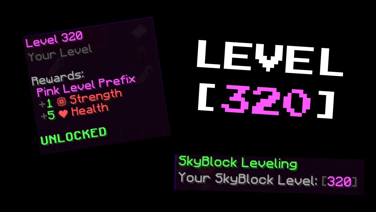 I Finally Hit Skyblock LEVEL 320!!! - Hypixel Skyblock - YouTube