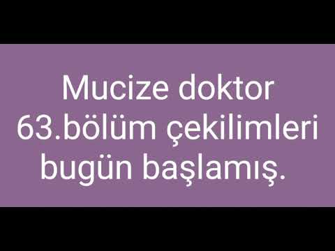 Mucize doktor 63.bölüm çekiliyor