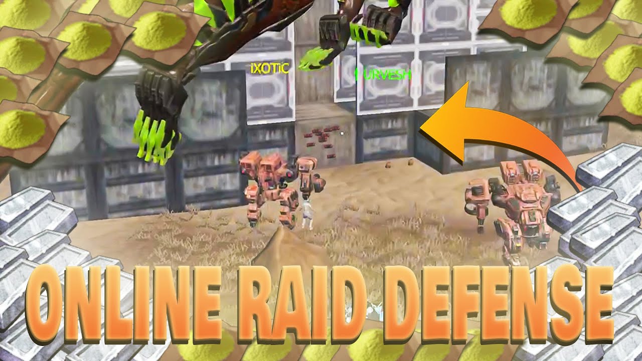 Raid Defense vs Mecha PvPers IDC704 | Toxic Noobs | Last Island of ...