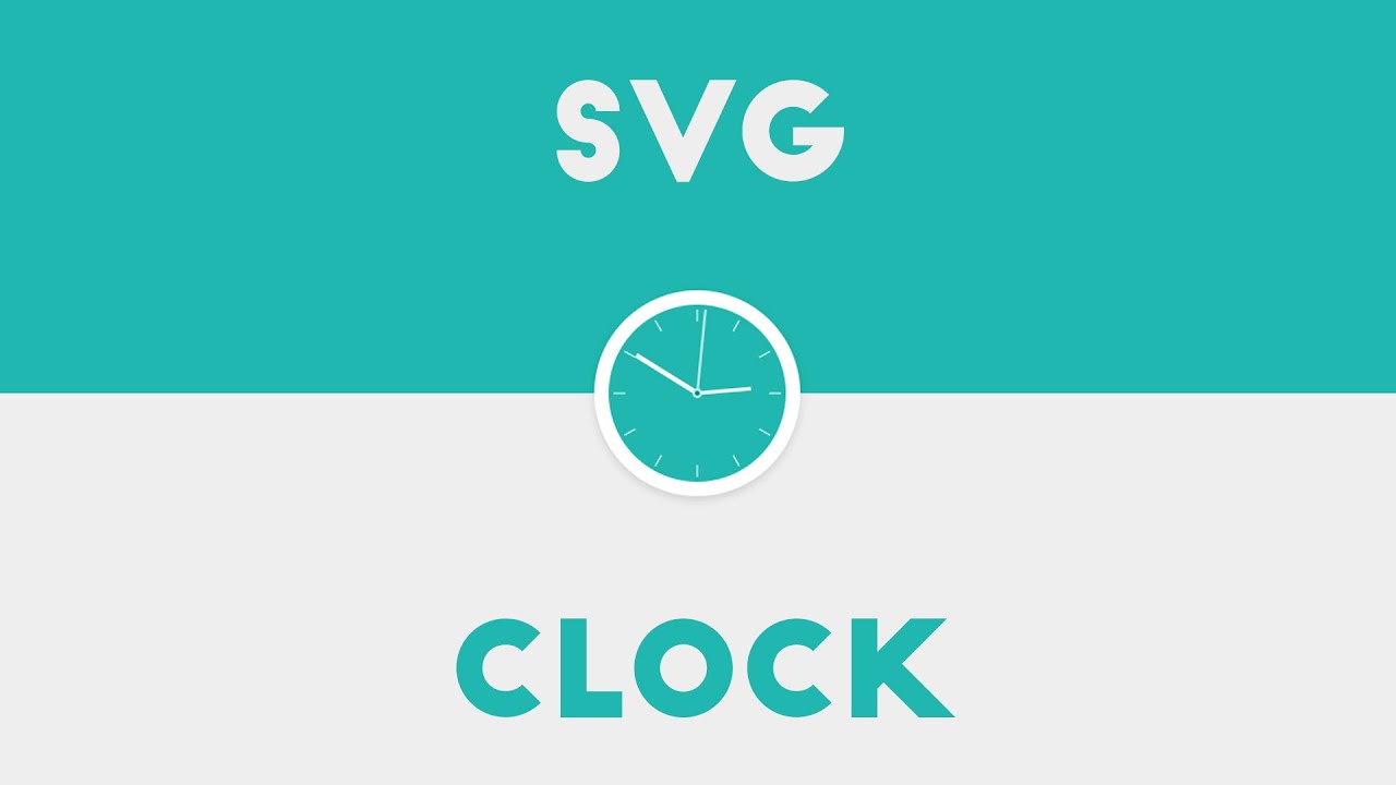 Svg Clock | Using HTML & CSS , JS | 2020 - YouTube