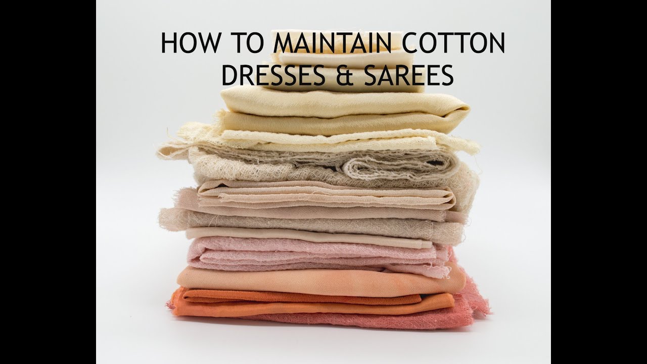 #STAY AT HOME# HOW TO MAINTAIN COTTON DRESSES/COTTON SAREES/STARCHING ...