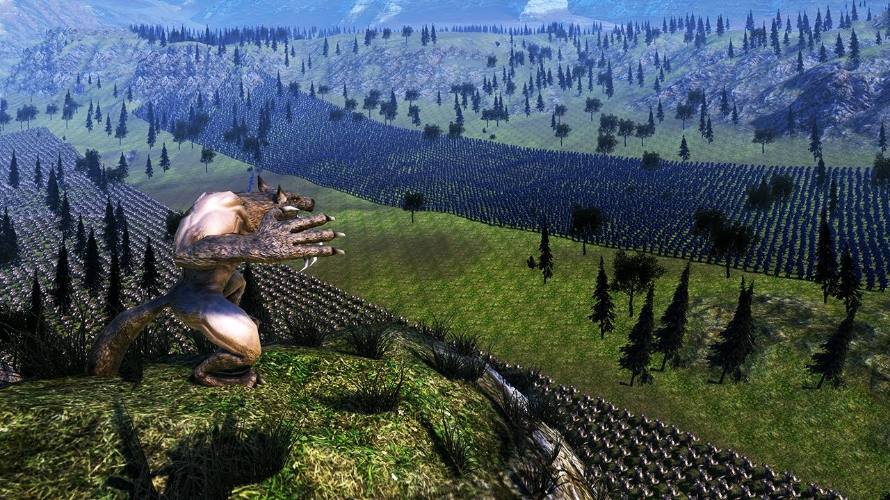5000 Werewolves VS 5000 Space Marines ! Ultimate Epic Battle Simulator ...
