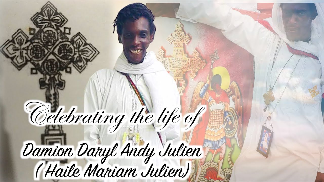 Damion Daryl Andy Julien (Haile Mariam Julien) Burial Service - YouTube