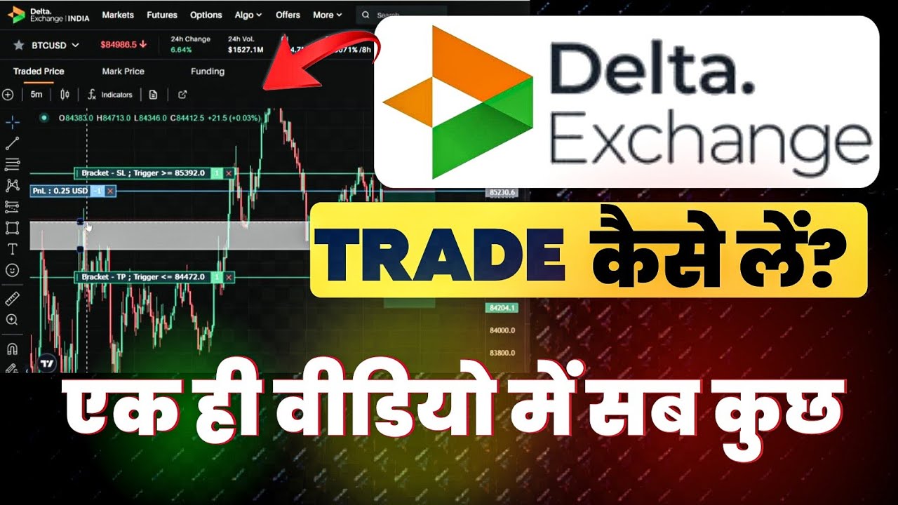 Delta Exchange India Me Trading Kaise Kare - YouTube