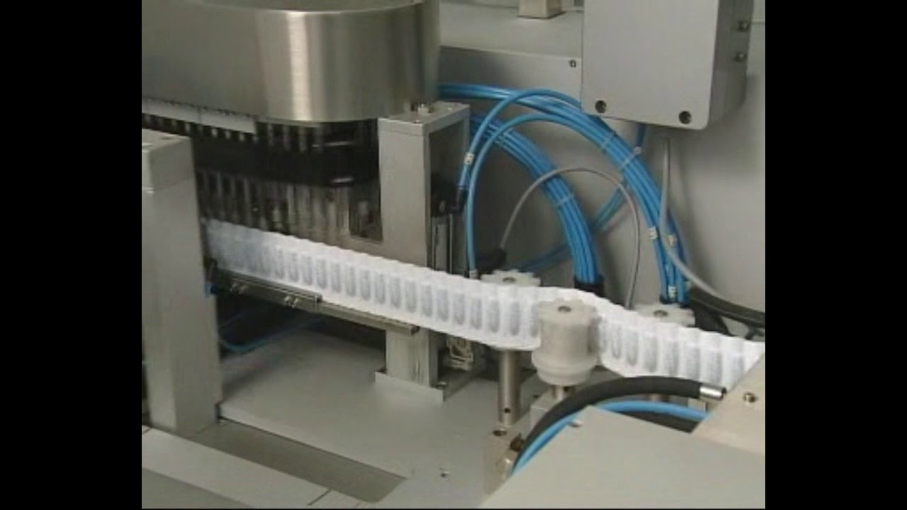 Sarong SAAS 15 Form, Fill, Seal Suppository Machine - YouTube