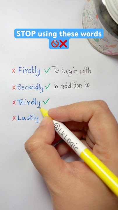 STOP using these words🚫 - YouTube