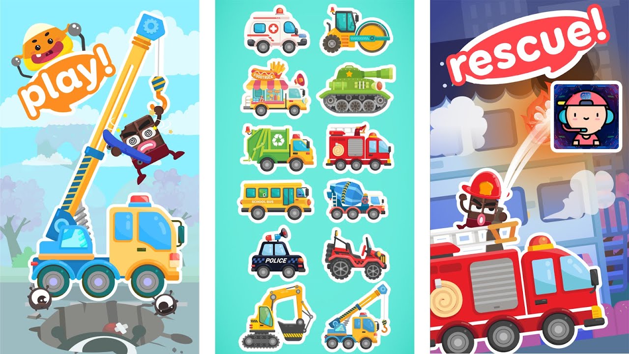 MENGENAL JENIS TRUK DAN FUNGSINYA | MOBIL TRUK ANIMASI | CandyBots Cars ...