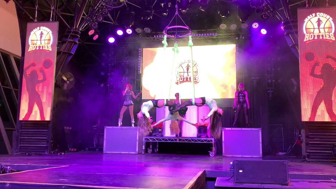 Half Court Hotties with Chandiss & Maya Living On A Prayer - YouTube