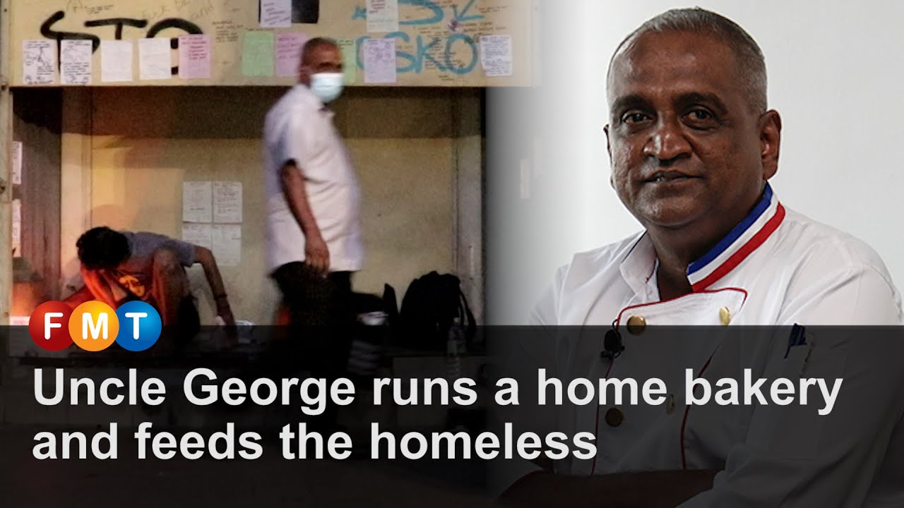 Uncle George runs a home bakery and feeds the homeless - YouTube