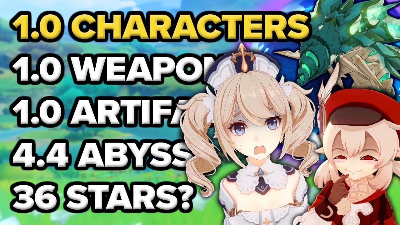 Can 1.0 Characters Beat Genshin's Current Abyss 36 Stars? - YouTube