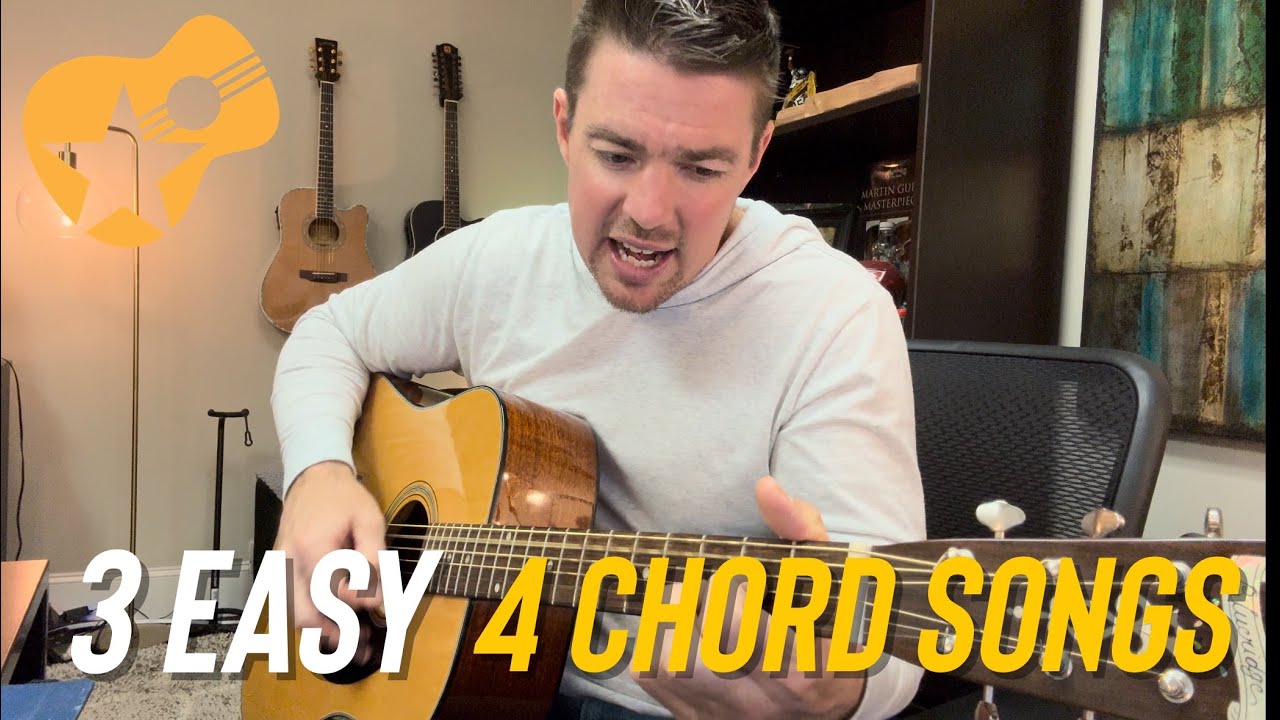 3 Easy 4 Chord Songs You Can Play Today | Guitar Lesson - YouTube
