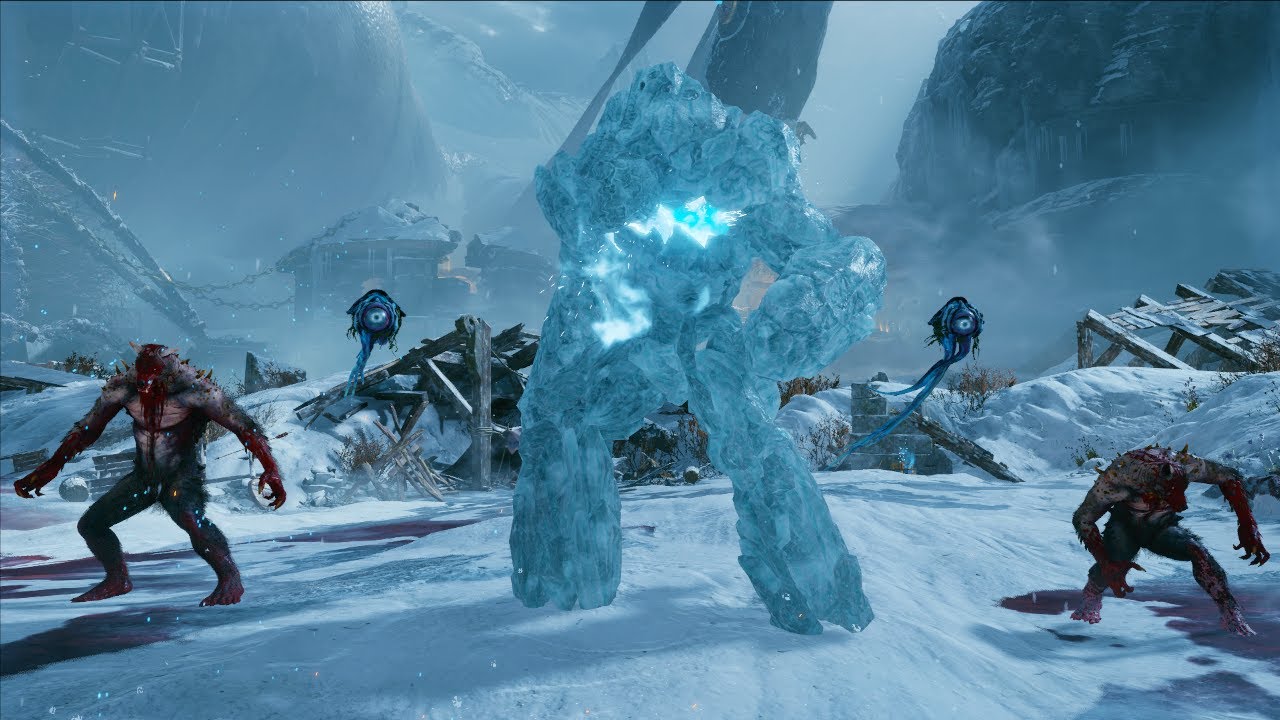 God of War - Ice Ancient Boss Fight - No Damage - Give Me God of War ...