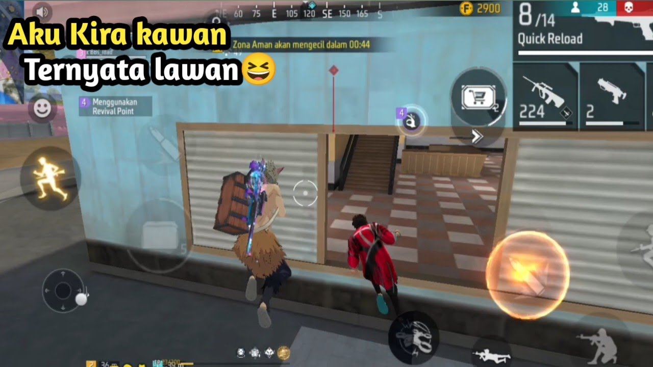 Gameplay Free Fire - Baru juga turun Bang - YouTube