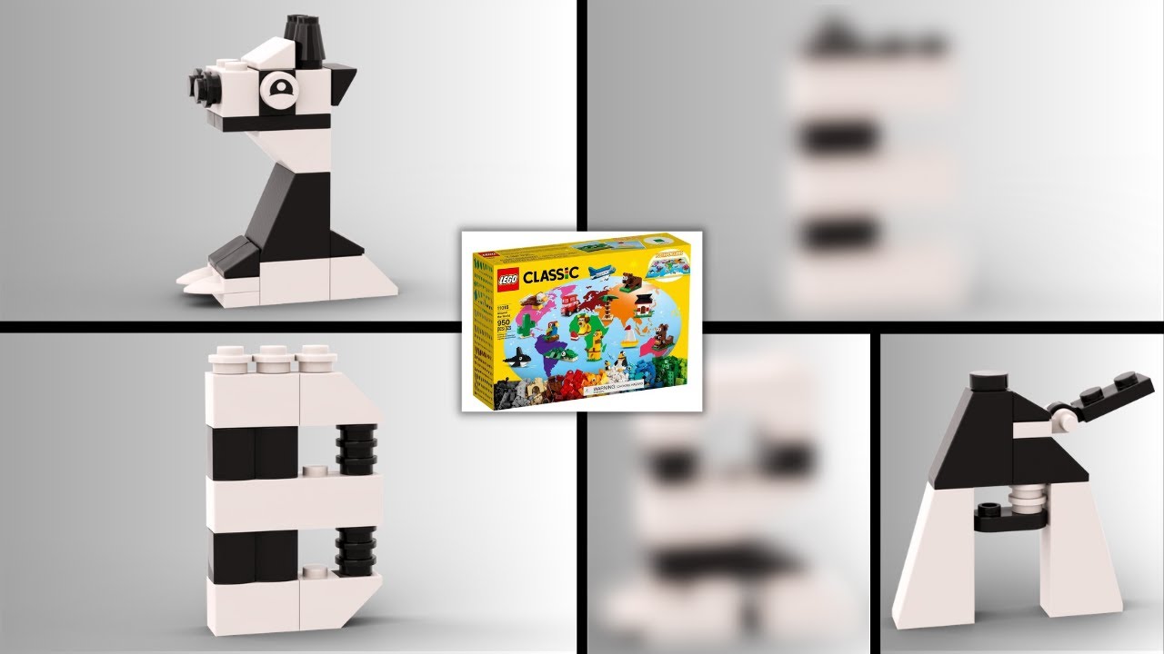 How to Build the Word ZEBRA (Thematic) - Lego Classic 11015 - YouTube