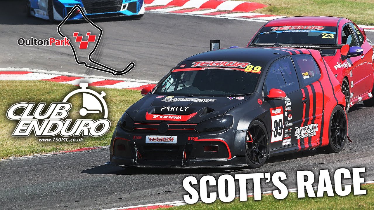 750MC Club Enduro Oulton Park Scott's Race I Golf TDI 🏁 - YouTube