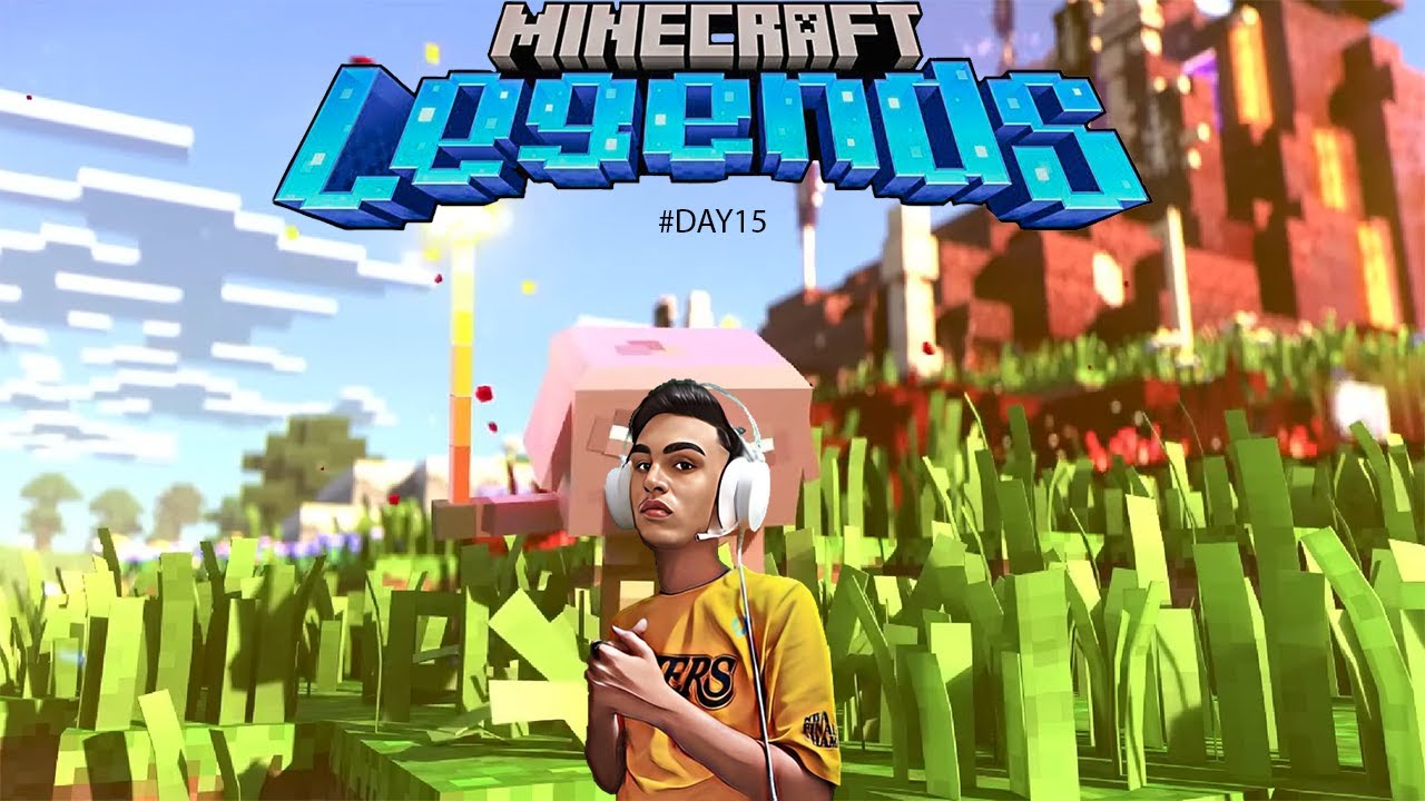 Minecraft Legend day15 I am destroying anime village its very difficult ...