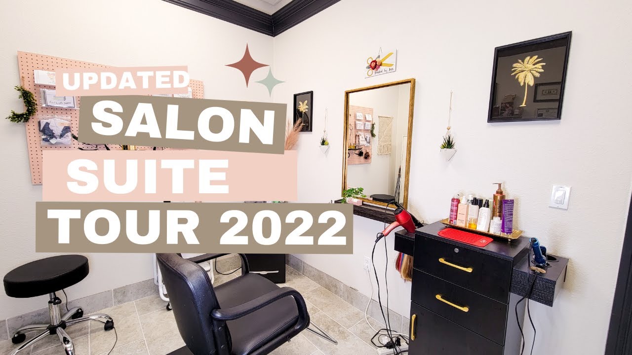 UPDATED SALON TOUR 2022 - HAIR SALON TOUR AND DECOR - HAIRSTYLIST ...