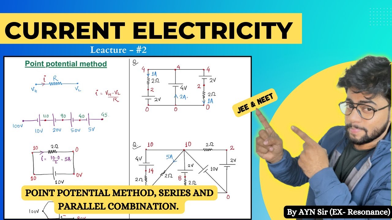 Class 12 | CURRENT ELECTRICITY | series and parallel#jee #neet #iit # ...