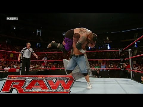 John Cena vs Umaga Street Fight RAW Jun 16,2008