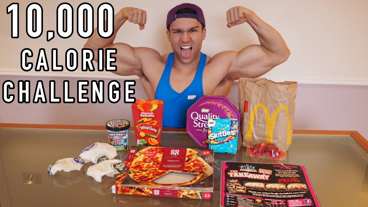10,000 Calorie Challenge | EPIC Cheat Day | Man V Food - YouTube