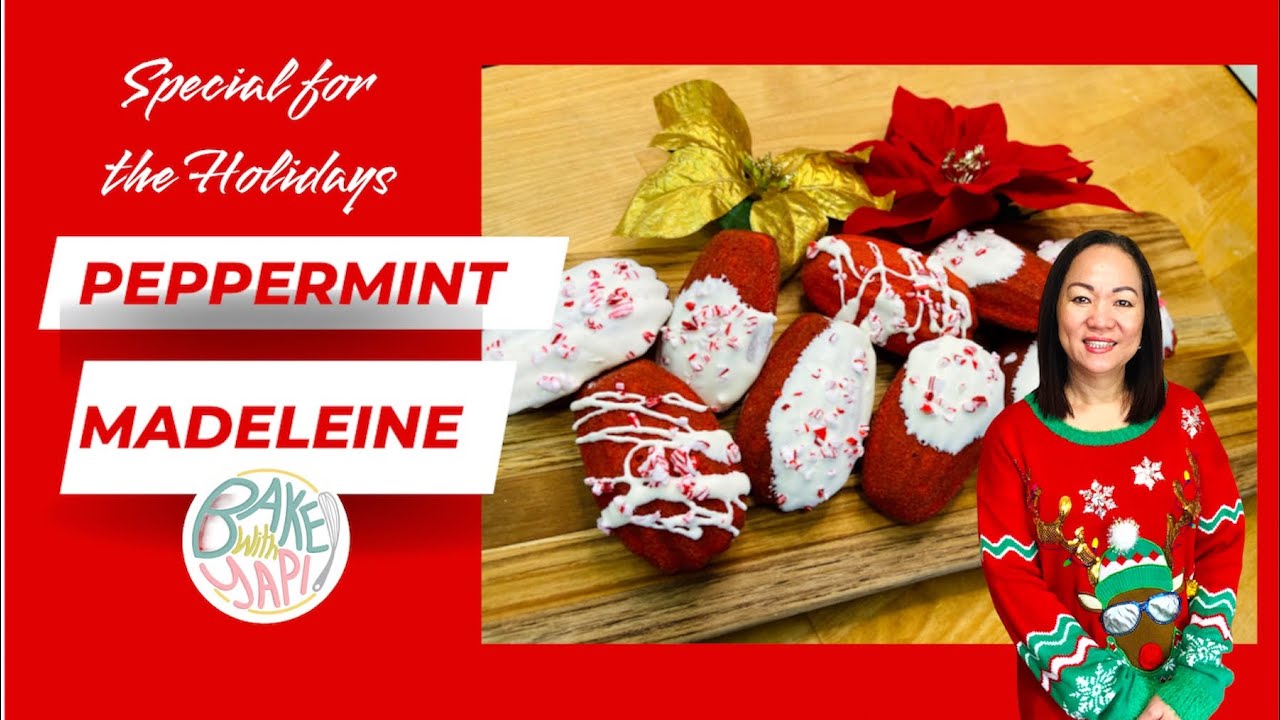 PEPPERMINT MADELEINES @BAKEWITHYAPI - YouTube
