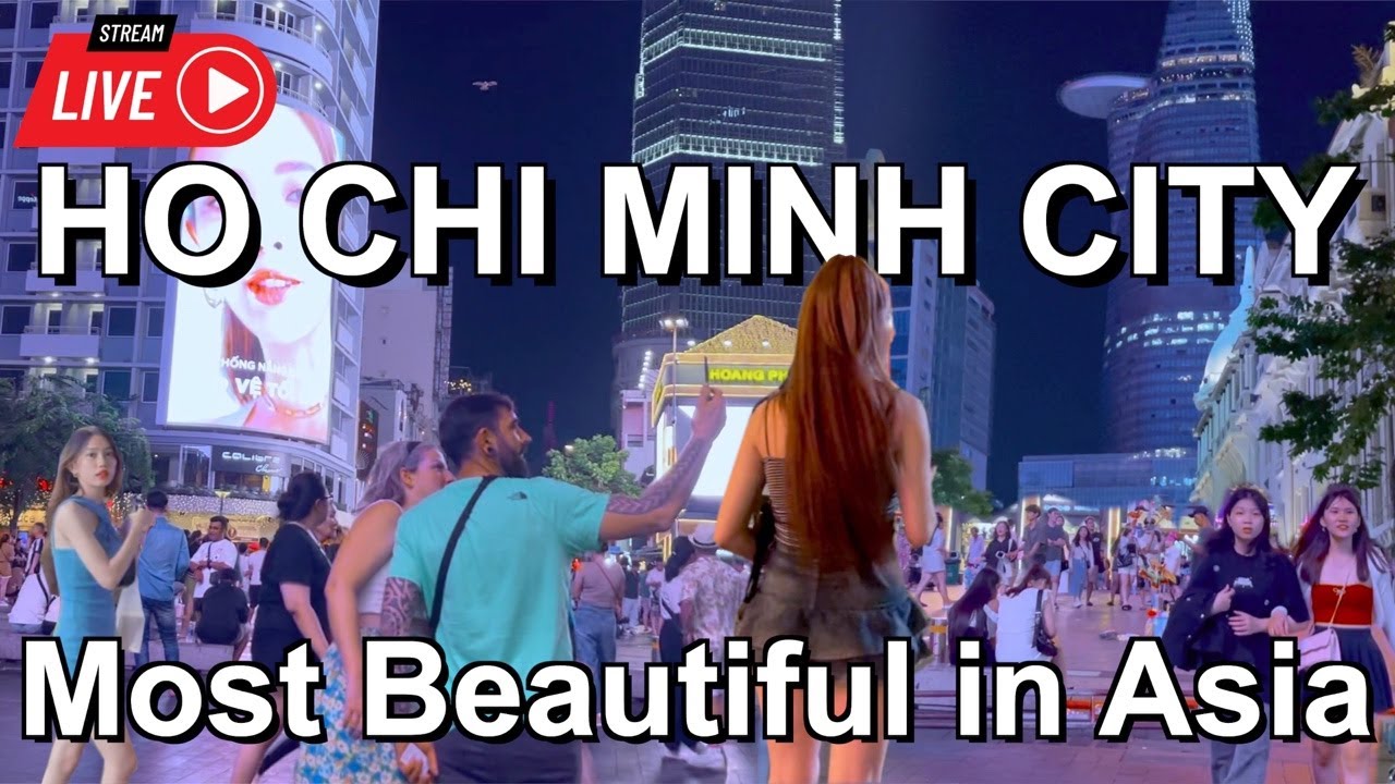 Asia City Night Walk 🇻🇳 Ho Chi Minh City Night Street Walk 2024 - YouTube