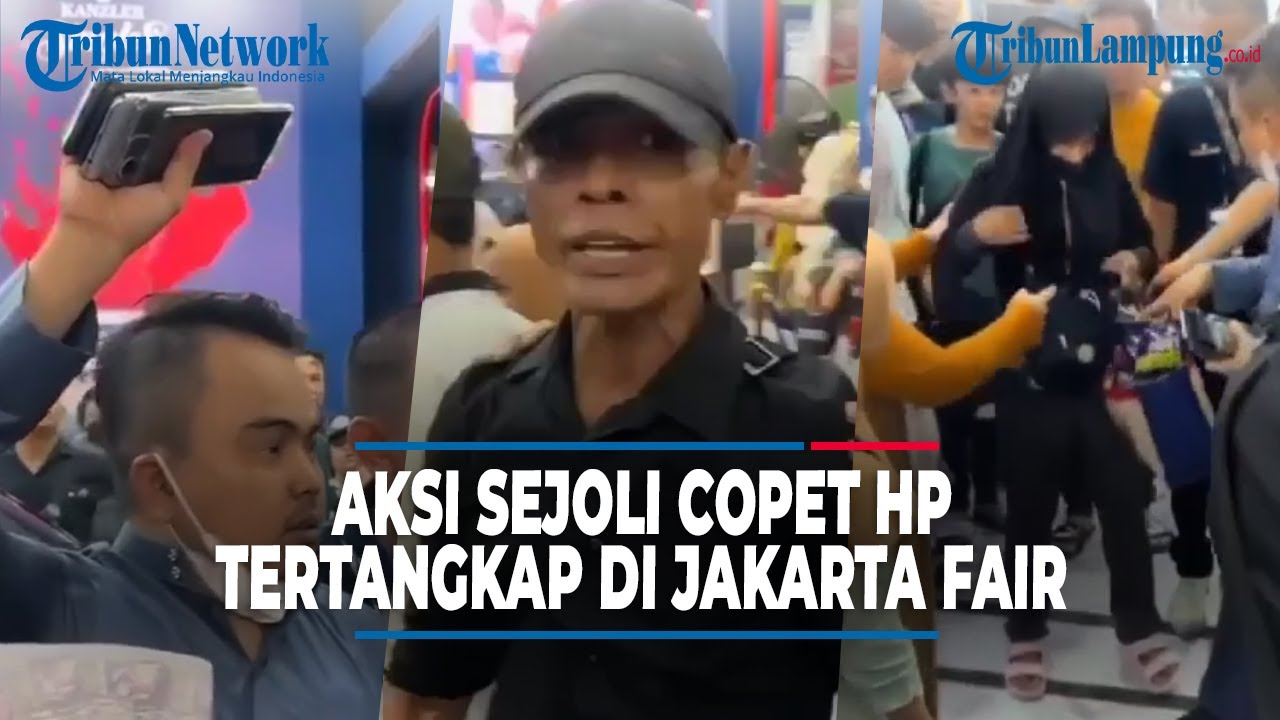 Viral Aksi Dua Copet HP Tertangkap di PRJ Jakarta Fair #tribunlampung ...