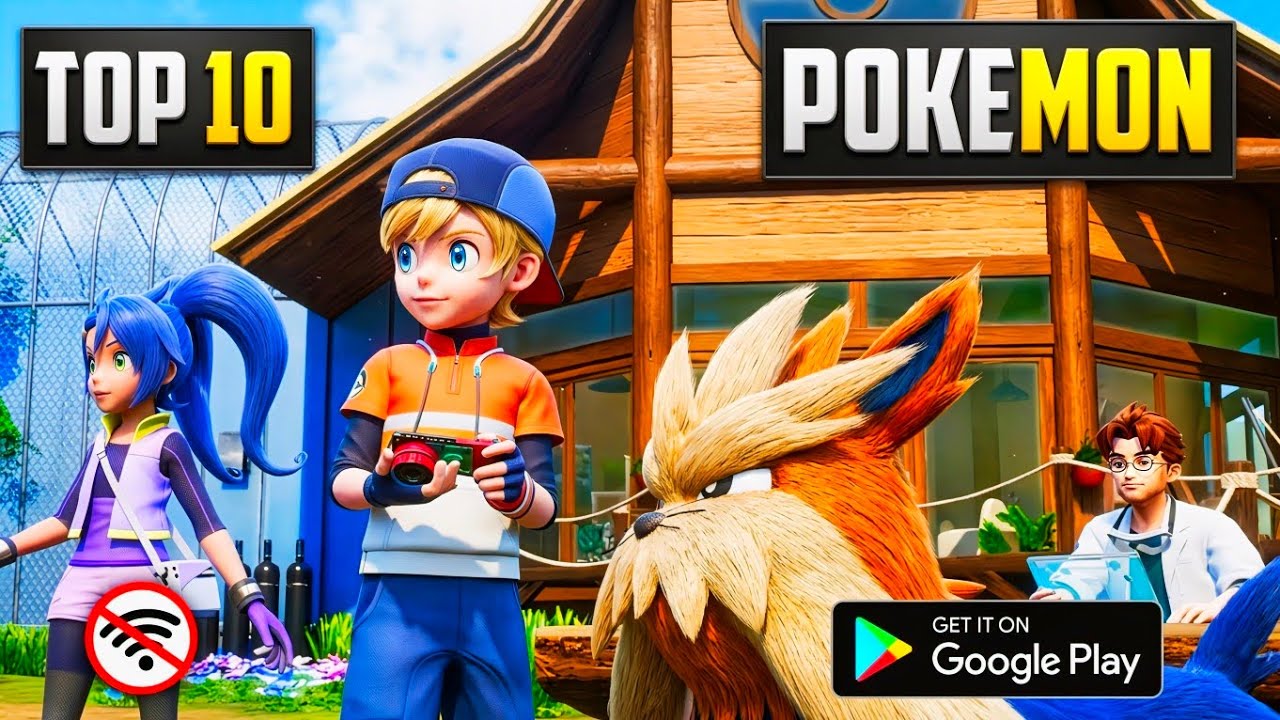 Top 10 New POKEMON Games For Android In 2025 | High Graphics (Online ...