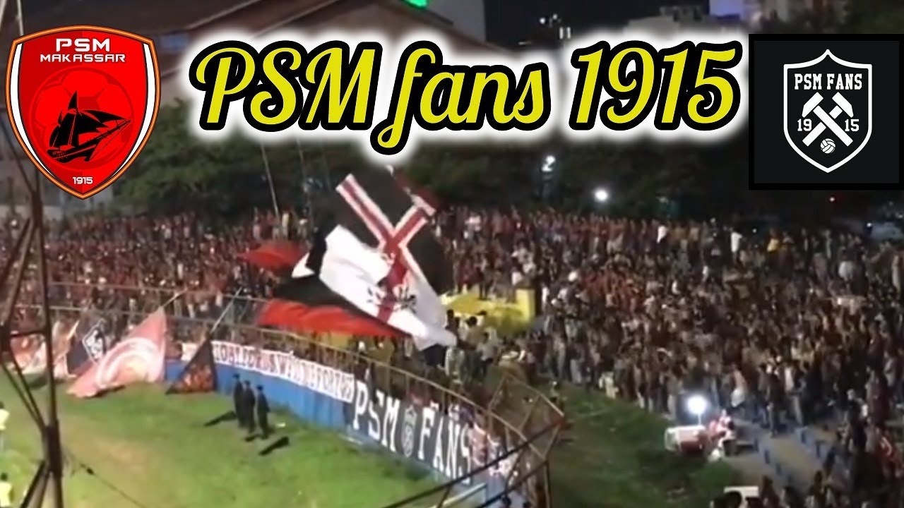 LUAR BIASA!!! Aksi Suporter PSM Fans 1915 - Laga PSM Kontra Bali United ...