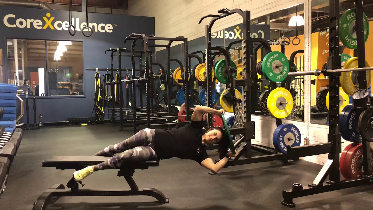 Lateral Flexion Isometric Overhead Press - YouTube