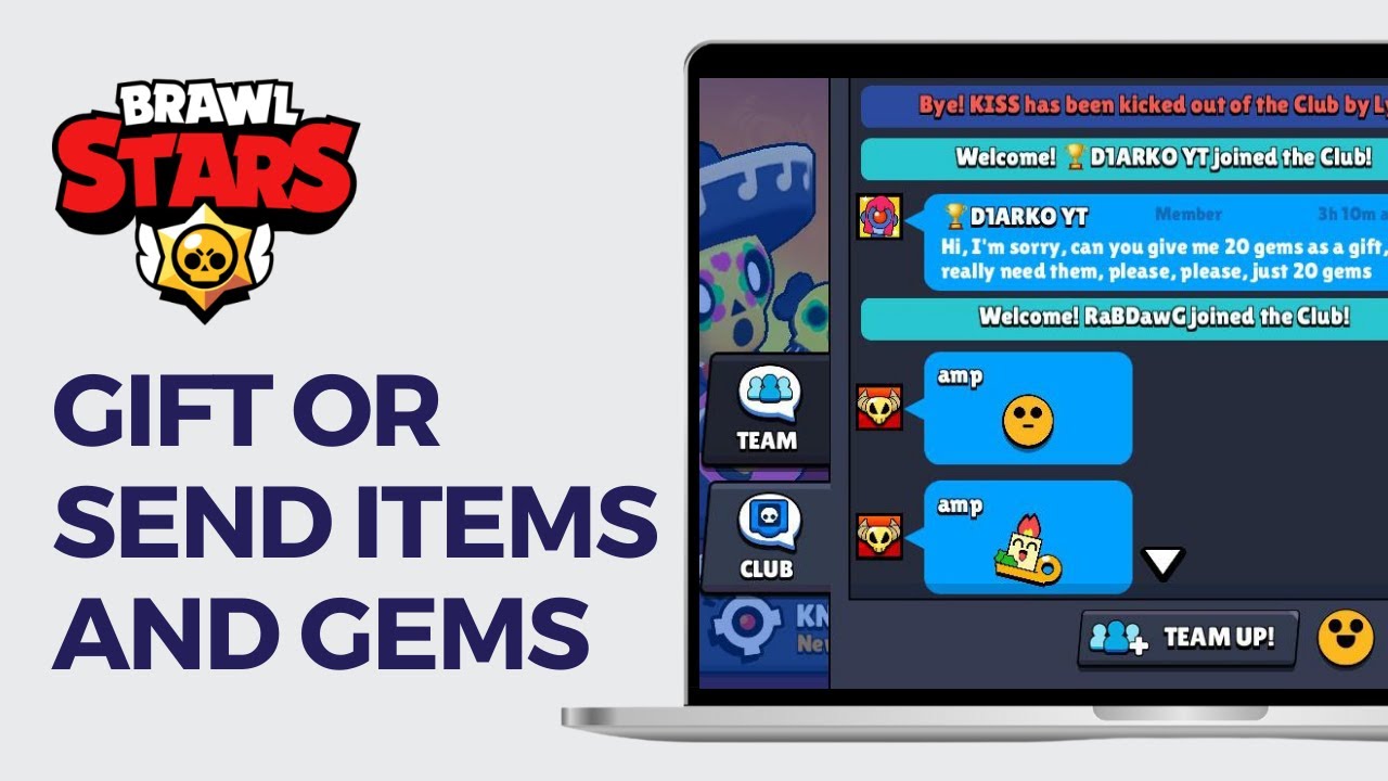 How To Gift Or Send Items and Gems on Brawl Stars 2024 (Best Method ...