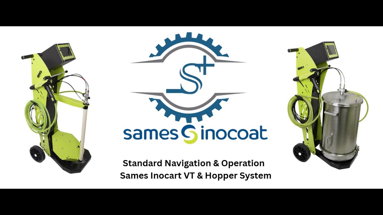 Standard Navigation & Operation Sames Inocart VT & Hopper System - YouTube