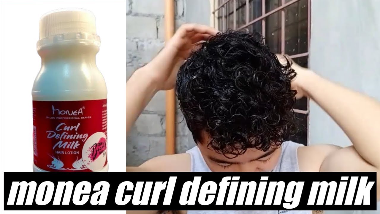 7 hours monea curl defining milk for curly hair men #shorts - YouTube