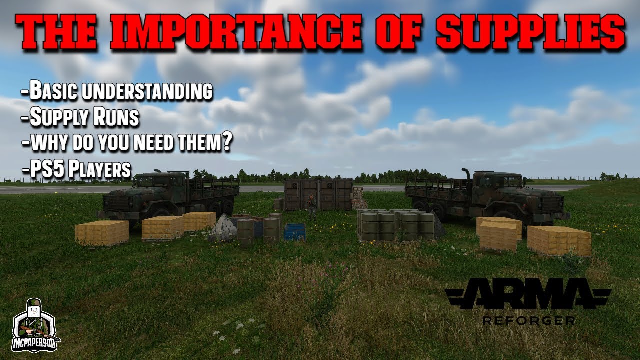 Why You Should Know The Basic's Of Supplies In Arma Reforger Ps5 - YouTube