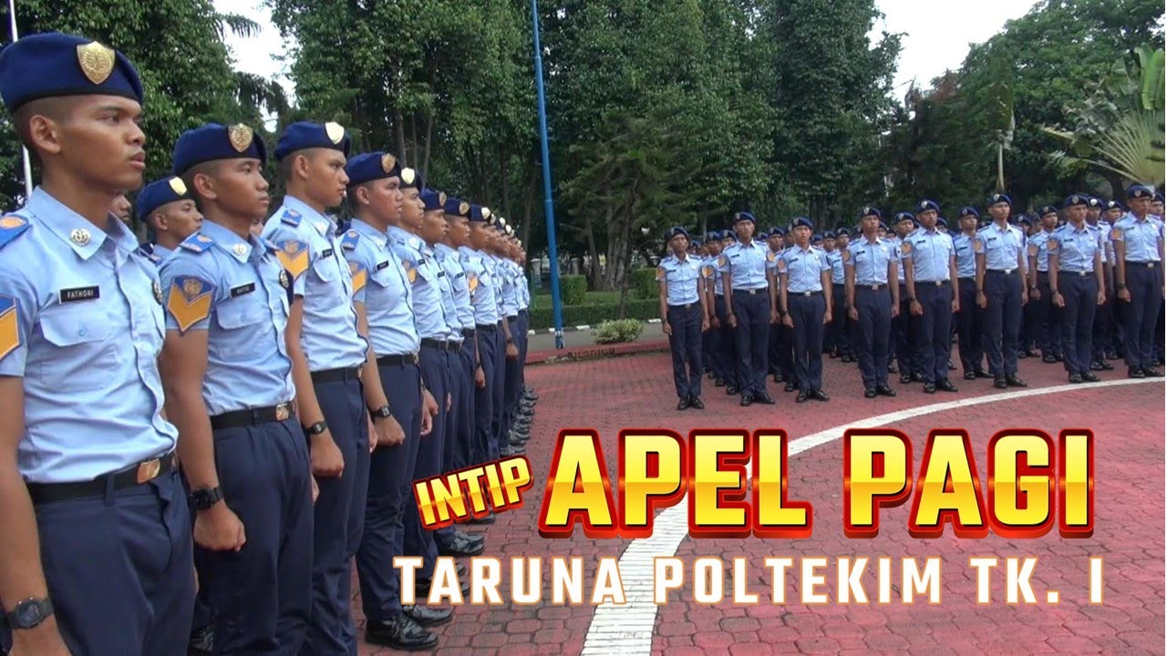 intip APEL PAGI KHUSUS TARUNA POLTEKIM tk 1 - YouTube