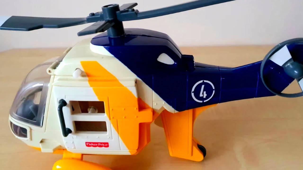 Review Rescue Helicopter Toy • Interactive Light & Motion. - YouTube