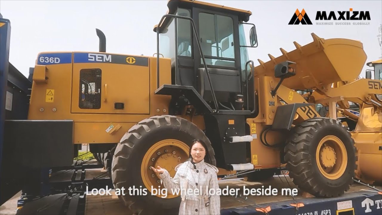 MAXIZM | SEM 636D Wheel Loader - YouTube