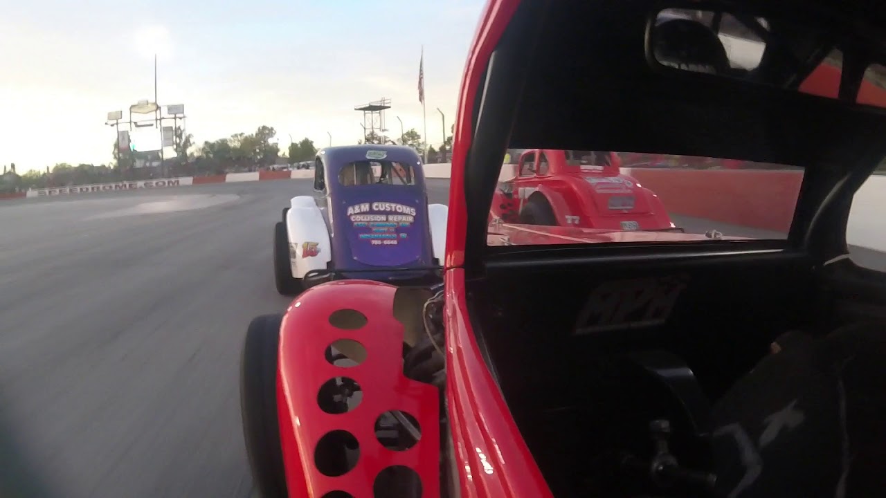 Indianapolis Speedrome Legends Feature Win(Ryan Miller) - YouTube