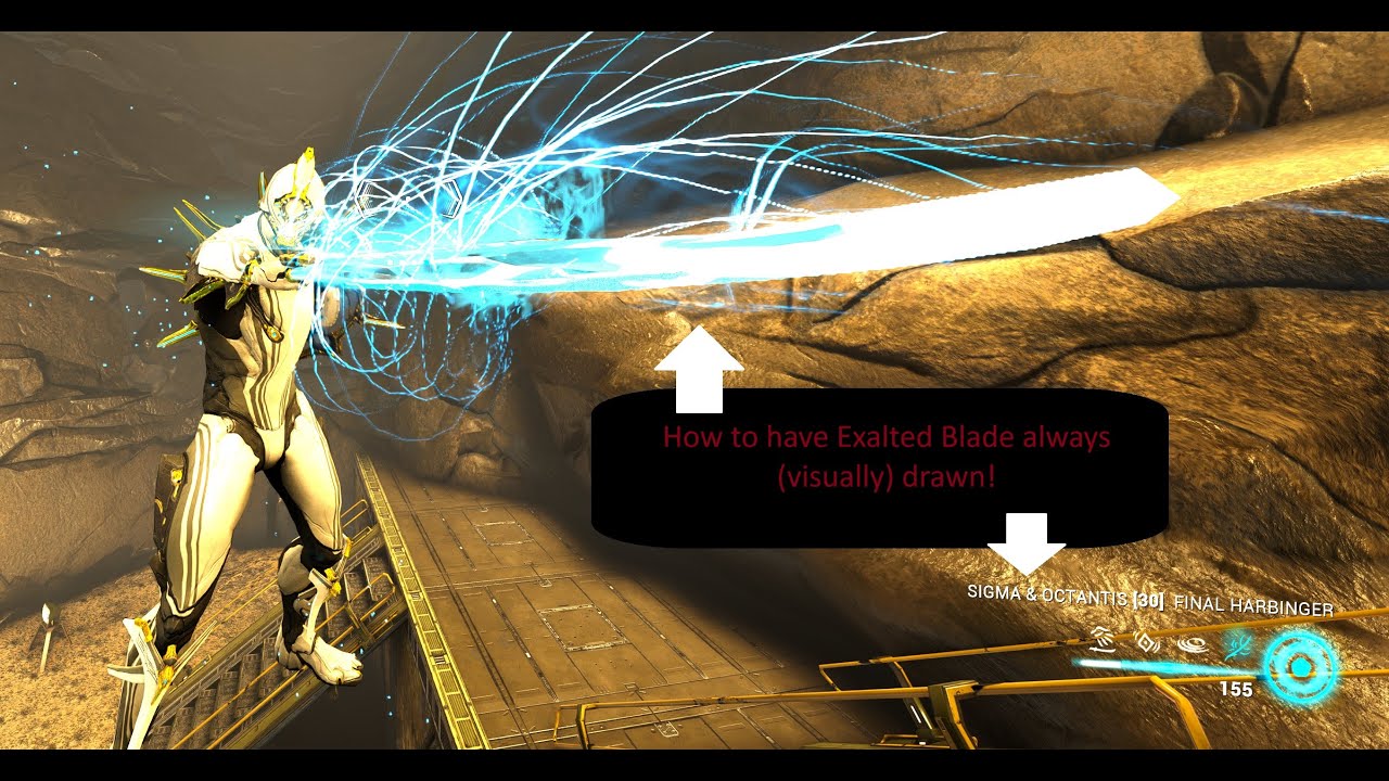 How to have Exalted Blade always (visually) drawn! - YouTube