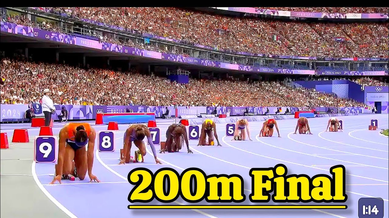 Watch Full Race Women 200 Meters Final Julien Alfred Battles Gabby ...