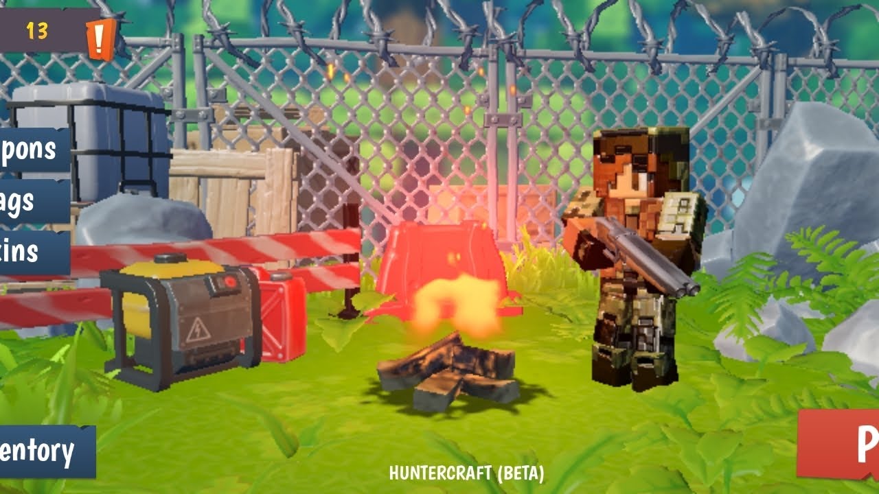 I played hunter craft 🧟🧟🧟 - YouTube