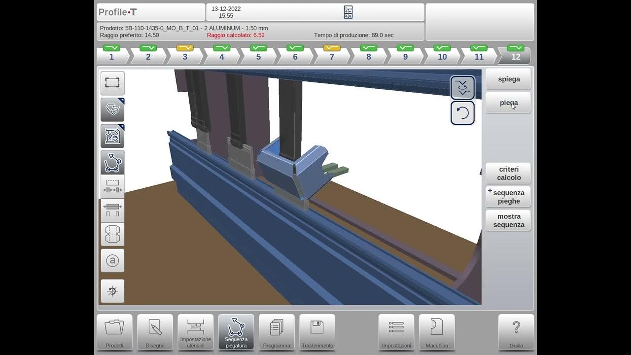 Software de plegado Delem Profile-T 3D - YouTube